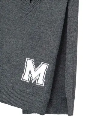 MAISON MARGIELA V-neck Sweater - Gray