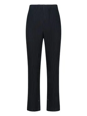 PLEATS PLEASE Pleated Straight Leg Pants - Black