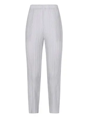 PLEATS PLEASE Pleated Wide Leg Pants - Gray