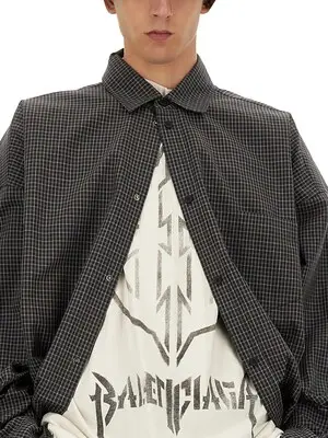 Balenciaga Large Fit Outerwear Shirt