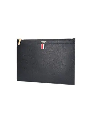 Thom Browne Tablet Pouch - Black