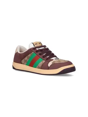 Gucci Screener Sneakers - Red