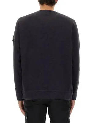 Stone Island Cotton Sweatshirt - Charcoal