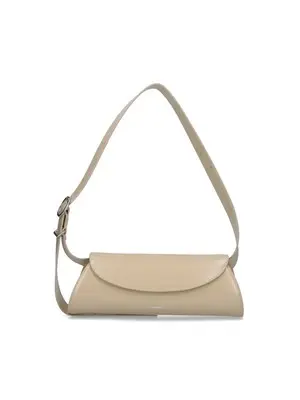JIL SANDER Small 'cannolo' Shoulder Bag - Cream