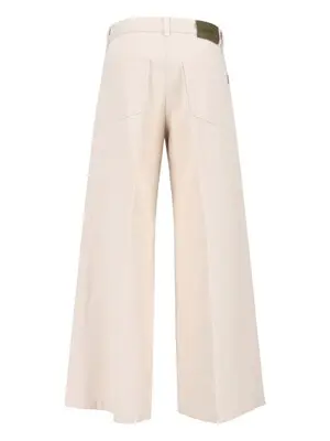 SUNFLOWER Wide Leg Denim Jeans - Cream