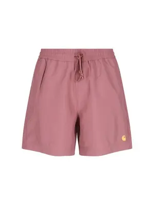 Carhartt Work In Progress Chase Swim Shorts - Pink
