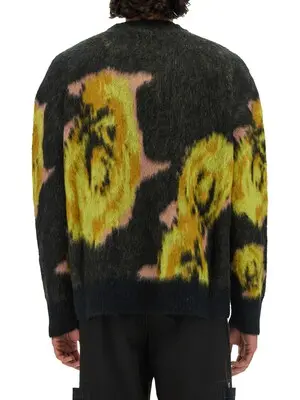 MSGM Underground Pixelled Roses' Jersey - Multicolour