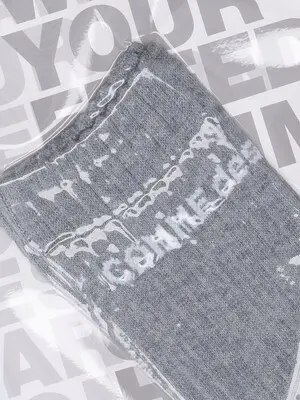 AUTRY Paul Smith Striped Crew Socks - Gray