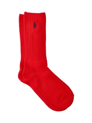 AUTRY Paul Smith Striped Crew Socks - Red