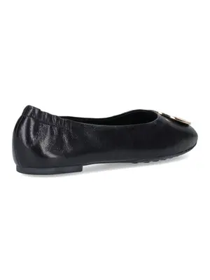 Tory Burch Claire Ballet Flats - Black
