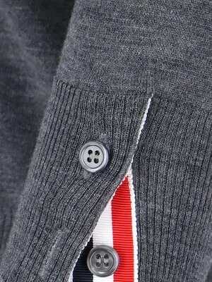 Thom Browne 4-bar Merino Wool Jumper - Gray