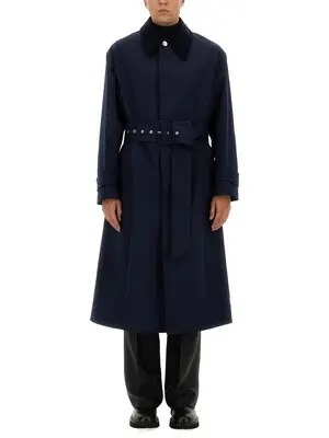 Ami Waterproof Belted Coat