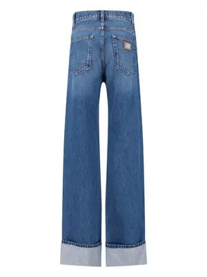 Dolce & Gabbana Turn-up Straight Leg Jeans