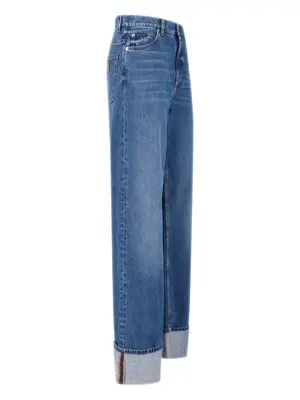 Dolce & Gabbana Turn-up Straight Leg Jeans