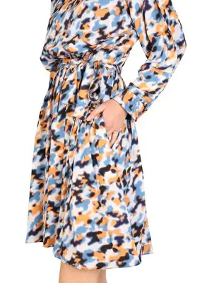 Kenzo Blurred Flowers Dress - Multicolour