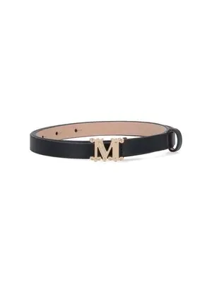 Max Mara Monogram Belt - Black