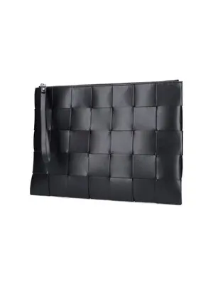 Bottega Veneta Intrecciato Leather Pouch