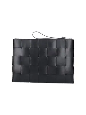 Bottega Veneta Intrecciato Leather Pouch