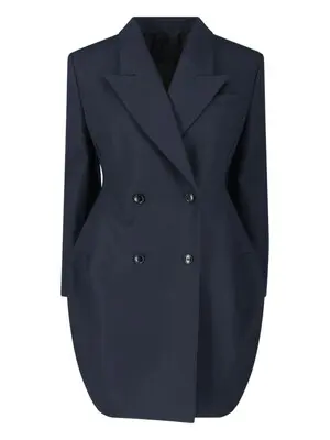 Alaïa Rounded Double-breasted Coat