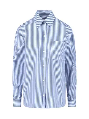 Polo Ralph Lauren Striped Cotton Shirt - Blue