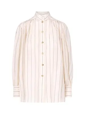 Sibel Saral Polo Ralph Lauren Striped Cotton Shirt - Pink