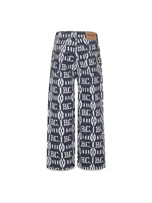 BOBO CHOSES Vintage All Over Five Pockets Straight Pants