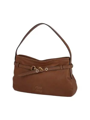 Miu Miu Aventure Medium Shoulder Bag - Brown