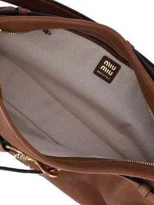 Miu Miu Aventure Medium Shoulder Bag - Brown