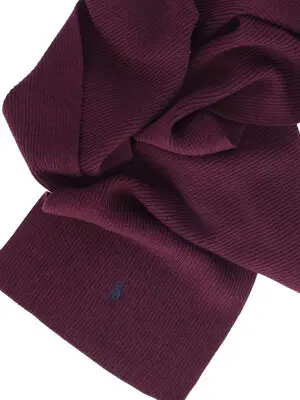 Destin Wool Scarf - Red