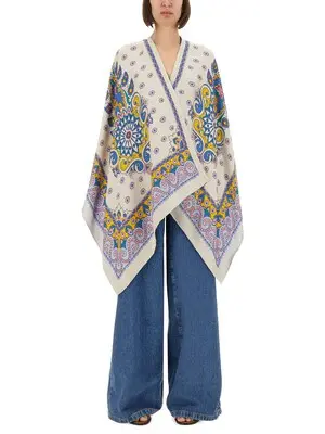 Etro Printed Cape - Multicolour