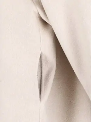 Alaïa Cashmere Coat - Beige