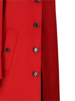 LARDINI Cashmere Coat - Red