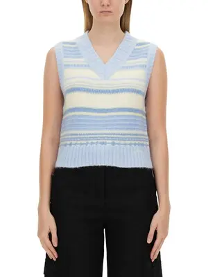 Ganni Zip Up Vests For Women