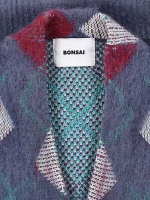 BONSAI Diamond Cardigan - Multi