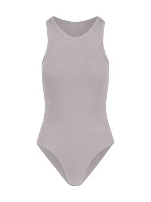 Alaïa Logo Bodysuit - Taupe