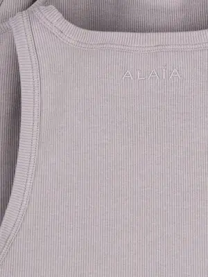 Alaïa Logo Bodysuit - Taupe