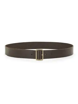 ALYSI Leather Belt - Brown