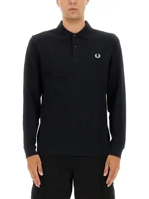 Fred Perry Cotton Polo - Blue