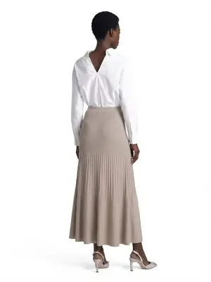 Giorgio Armani Pleated Maxi Skirt