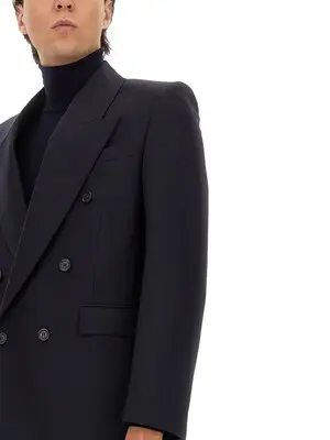 Saint Laurent Double-breasted Wool Jacket