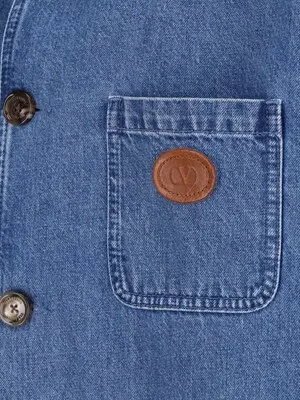 Amiri Cotton Denim Jacket - Light Blue
