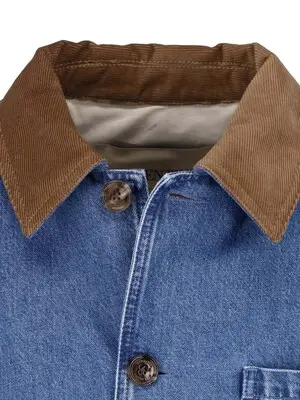 Amiri Cotton Denim Jacket - Light Blue