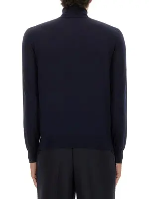 Saint Laurent Turtleneck Pullover - Blue