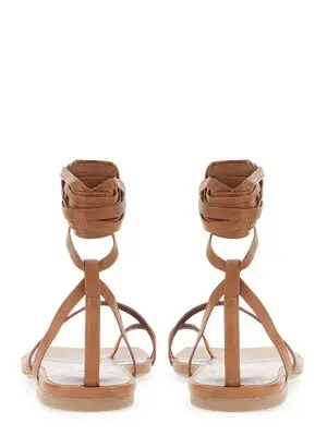 Staud Nicola Gladiator Sandals - Buff