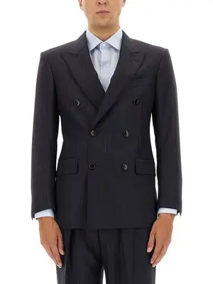 TOM FORD Pinstripe Double-breasted Jacket