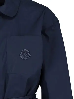 Moncler Virgin Wool Shirt Jacket - Blue
