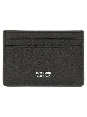 TOM FORD Card Holder With Logo - Black