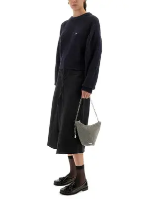 ROTATE BY BIRGER CHRISTENSEN Wool Puff Sweater - Blue