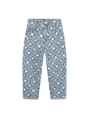 Kenzo Printed Straight Leg Jeans