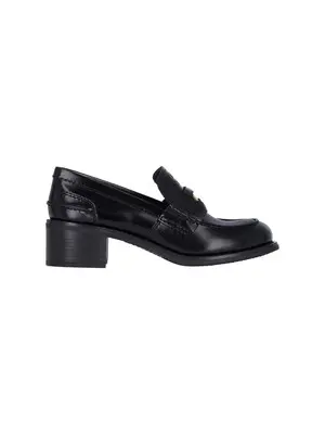 Miu Miu Penny Loafers - Black